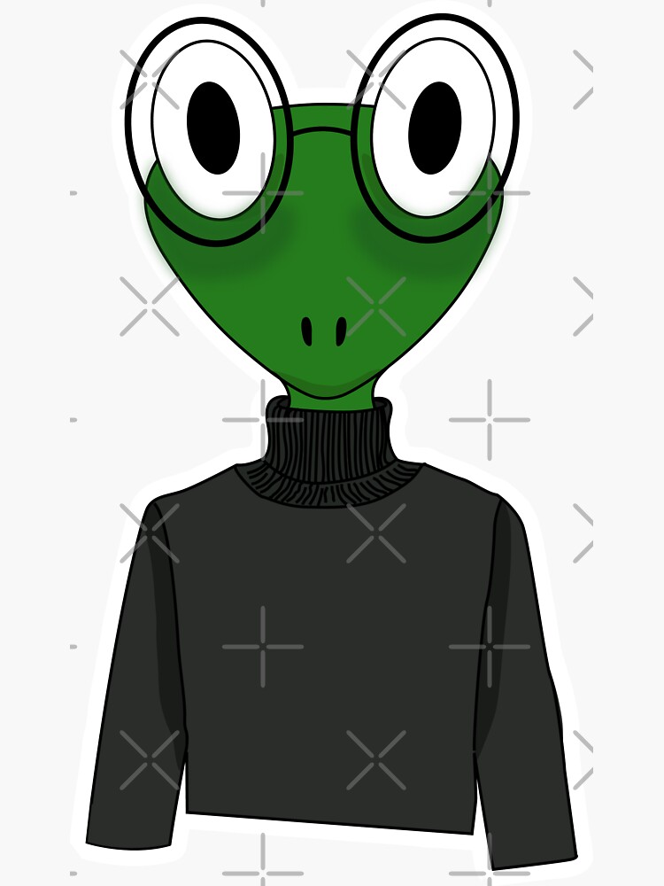 "smart frog" Sticker for Sale by adelehollie04 | Redbubble