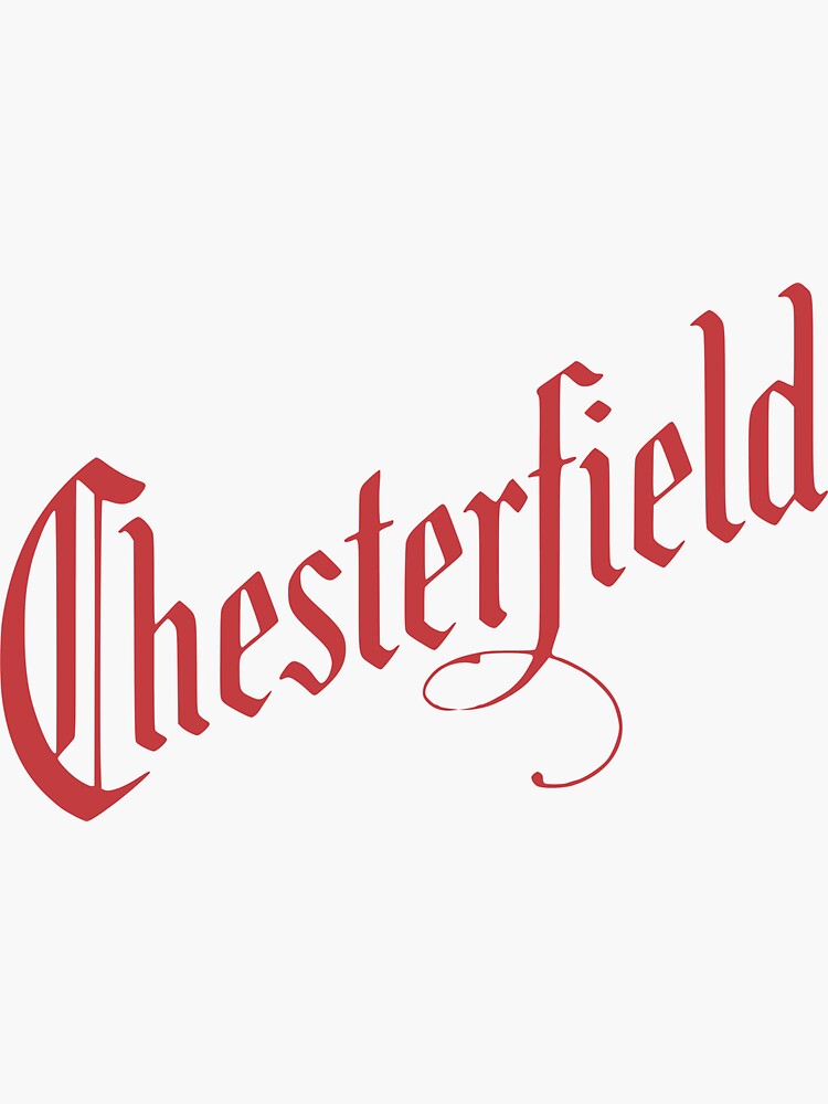 "Chesterfield-Cigarettes" Sticker for Sale by DaviMcDonald | Redbubble