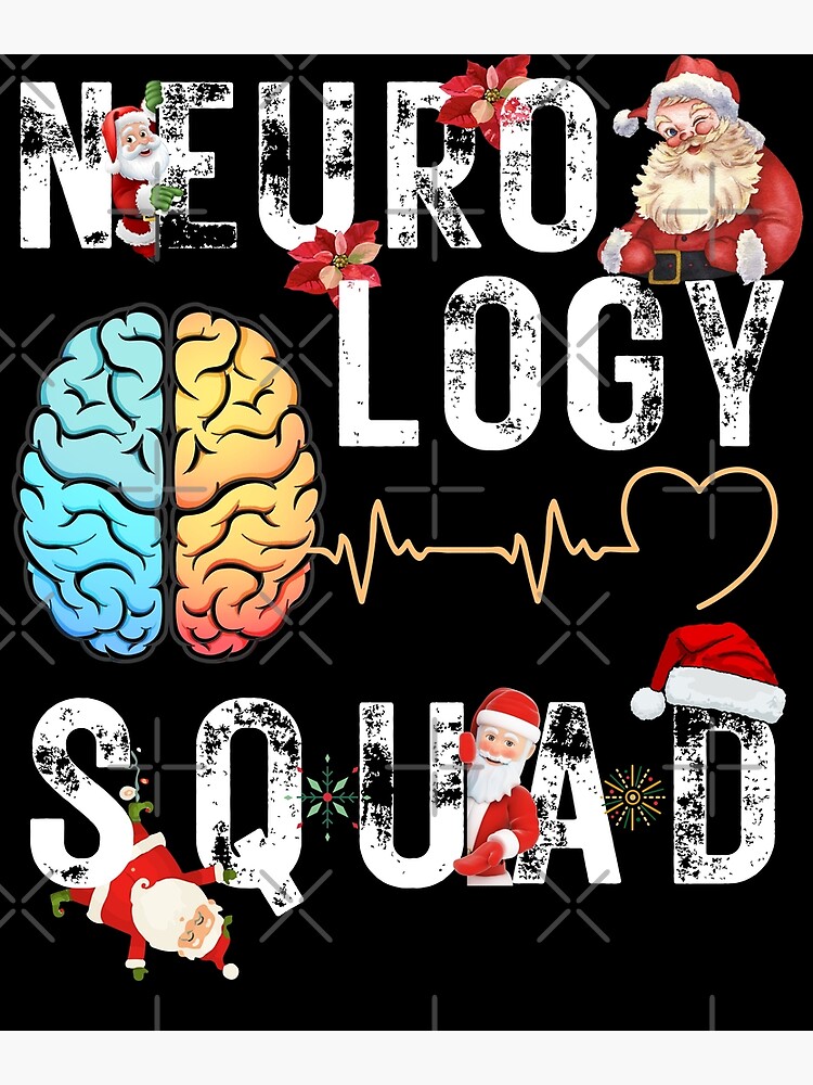 "Neurology Squad Neurologist Squad Neurology Christmas theme" Poster ...