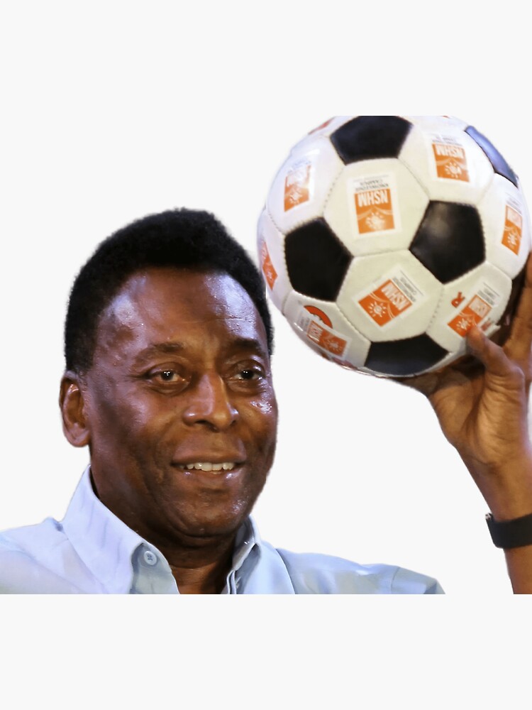 "Pele - The Soccer Legend" Sticker for Sale by iamamiraj | Redbubble