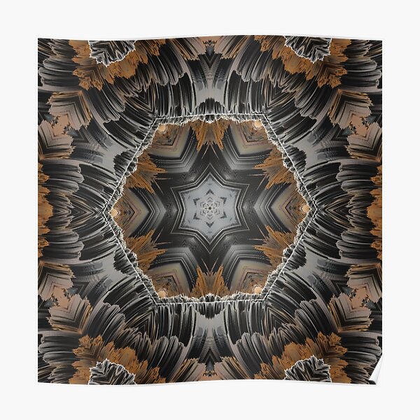 "perfect metallic silver and gold design" Poster for Sale by mister ...