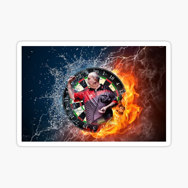 "Phil Taylor The Power" Sticker for Sale by patoalex | Redbubble