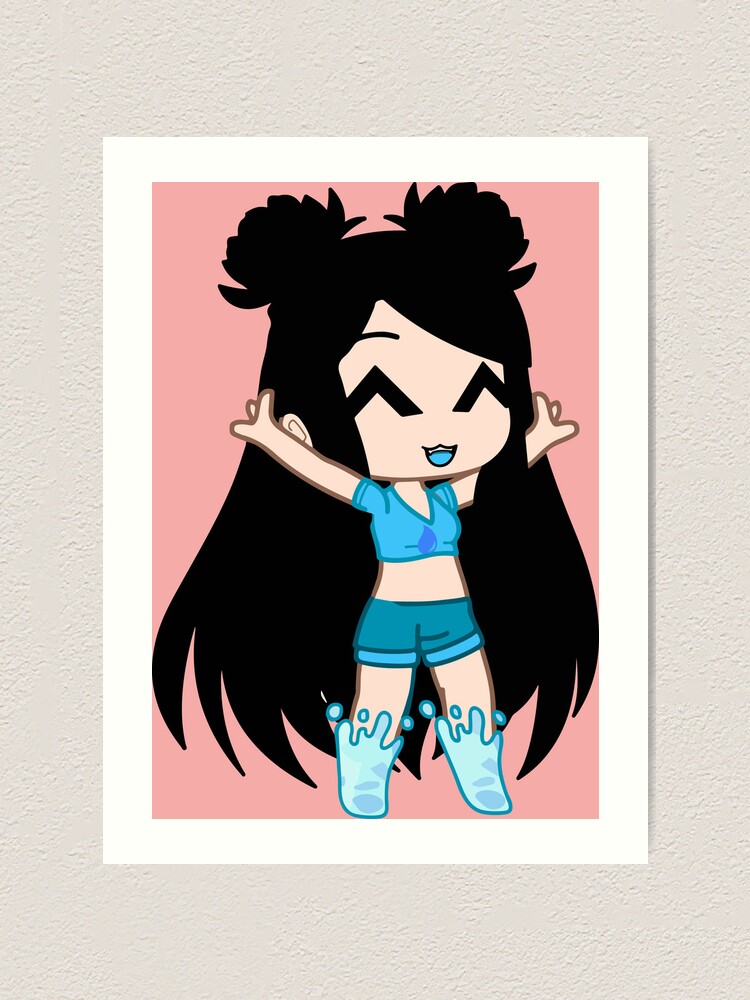 "Cheerful Blue Girl Gacha club - Happy Girl Sweet Water Princess ...