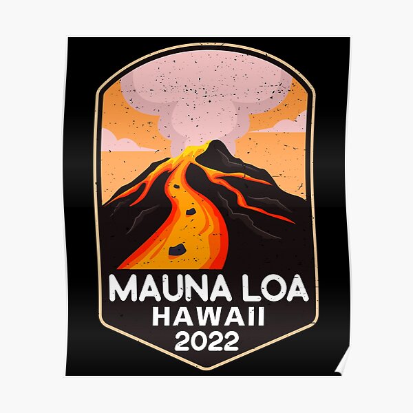 "Mauna Loa Hawaii Volcano Eruptions" Poster for Sale by MagicBoutique ...