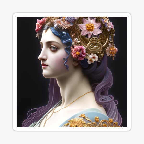 "Realistic classic art 3d wallpaper fantasy aesthetic designs" Sticker ...
