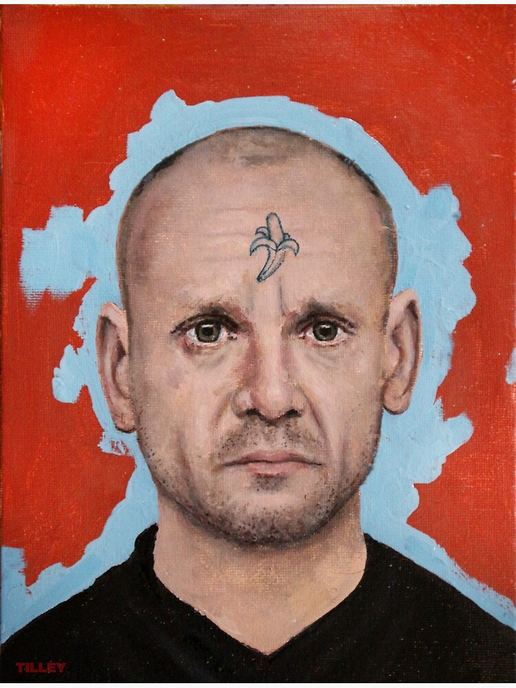 "Banana Mugshot | Face Tattoo Portrait | Surreal Oil Painting By Tyler ...