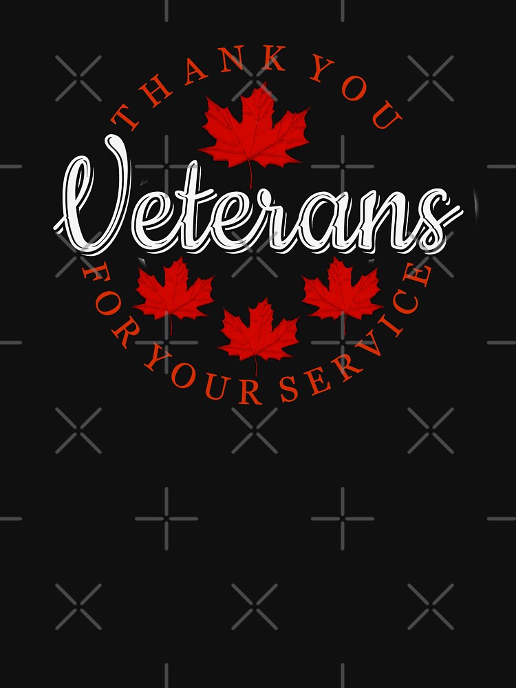 " Canadian Military: Veteran " T-shirt for Sale by Davidpy | Redbubble ...
