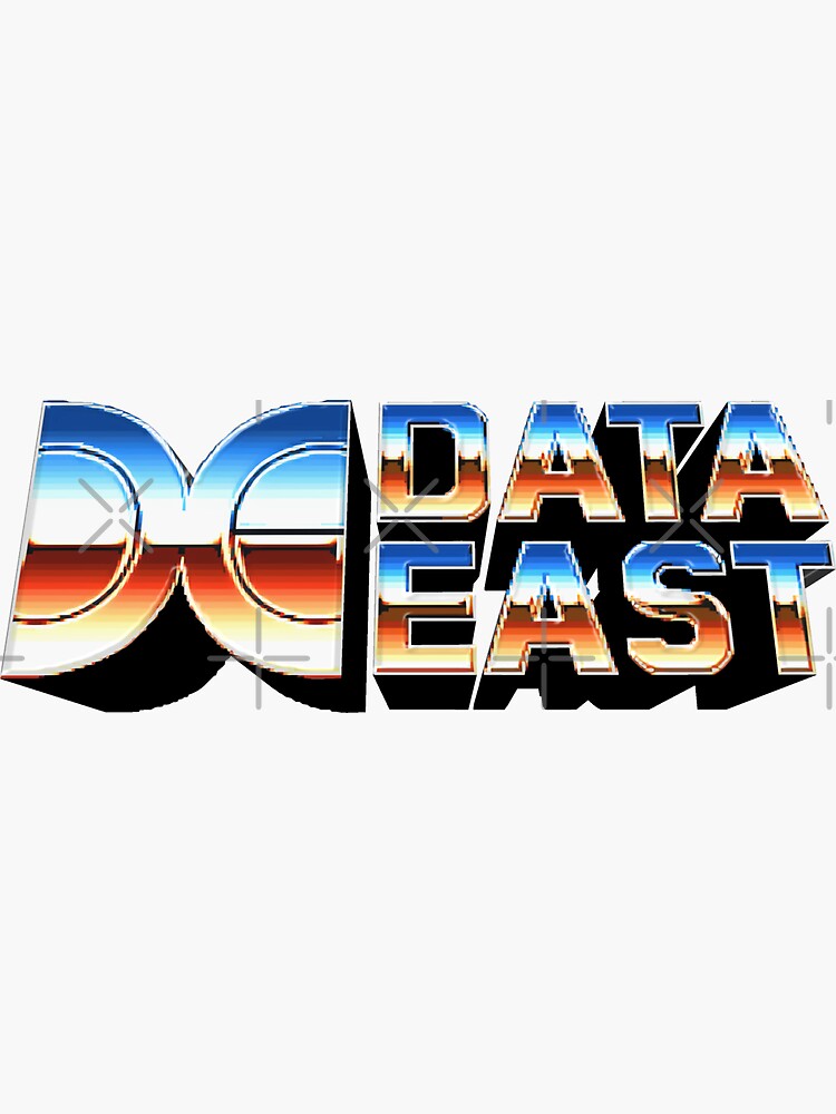 "Classic DATA EAST logo (3D) - 80s Retro Arcade and Pinball Games ...