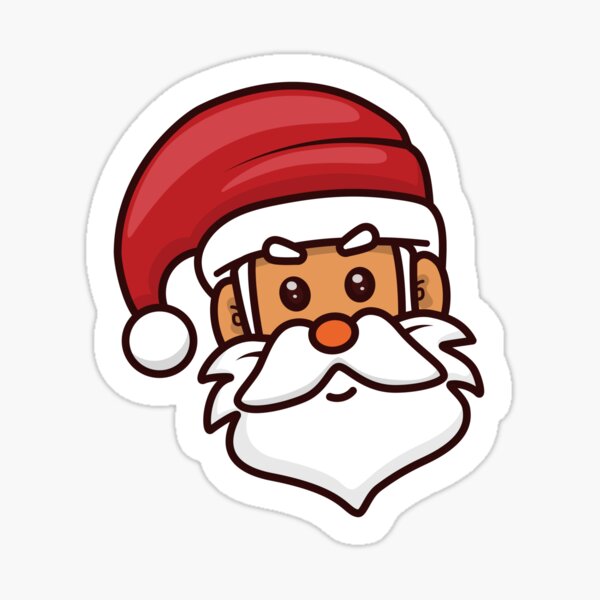 Santa Claus Sticker Sticker For Sale By Heiiena Redbubble