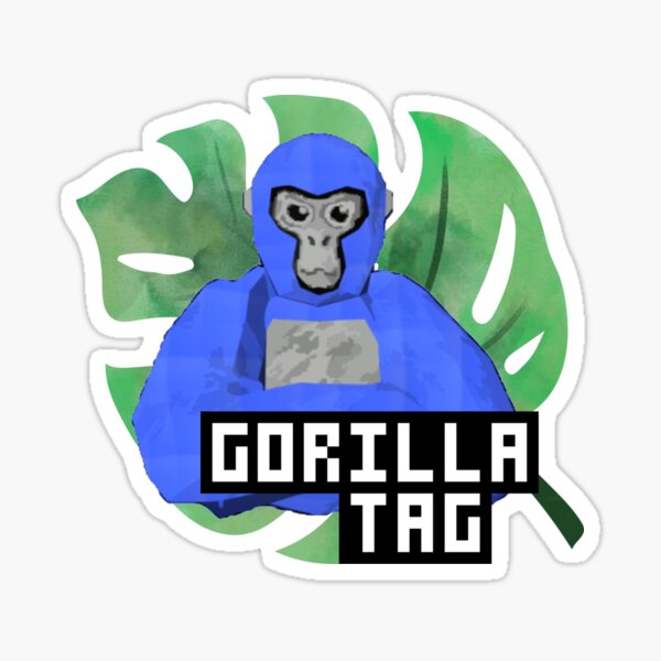 "Gorilla tag blue tag leaf" Sticker for Sale by Dugarts | Redbubble
