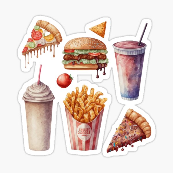 "Burgers Sticker Pack" Sticker for Sale by stickertopic | Redbubble