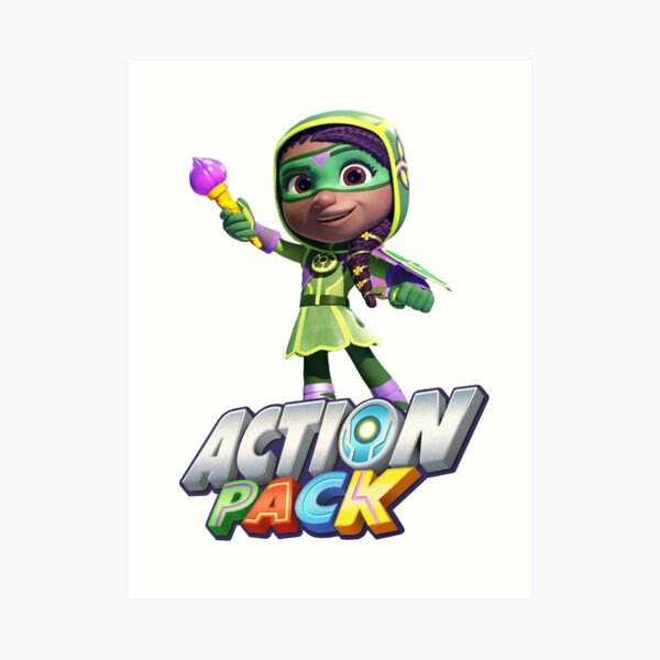 "Treena’s Plant Power action pack" Art Print for Sale by AavashDepue ...