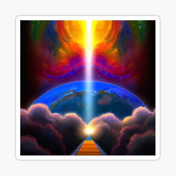 "The Ascension of Gaia " Sticker for Sale by AetherFoinix | Redbubble