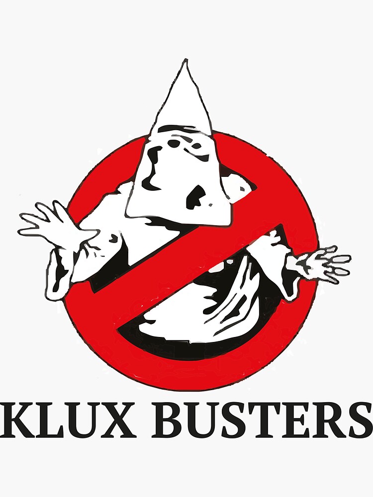 "Klux Busters" Sticker for Sale by Jalib | Redbubble