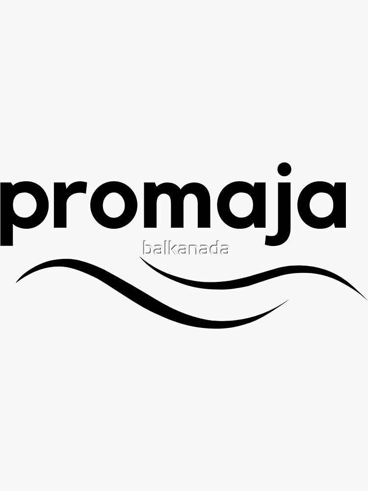 "Promaja" Sticker for Sale by balkanada | Redbubble