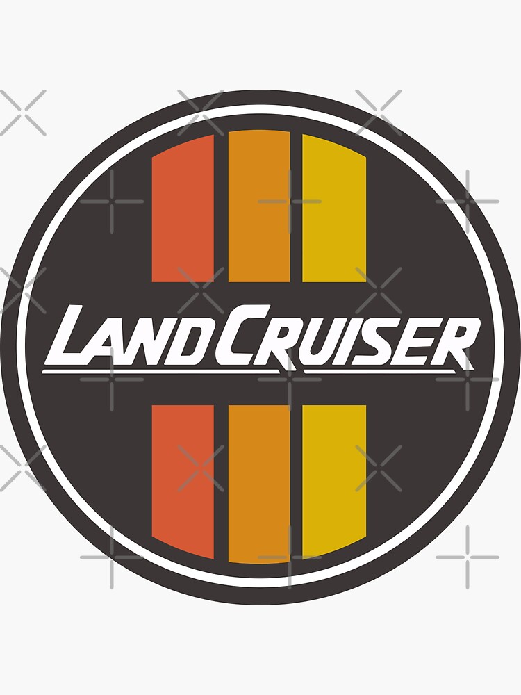 "Land Cruiser Retro Logo" Sticker for Sale by MaseRiley99 | Redbubble