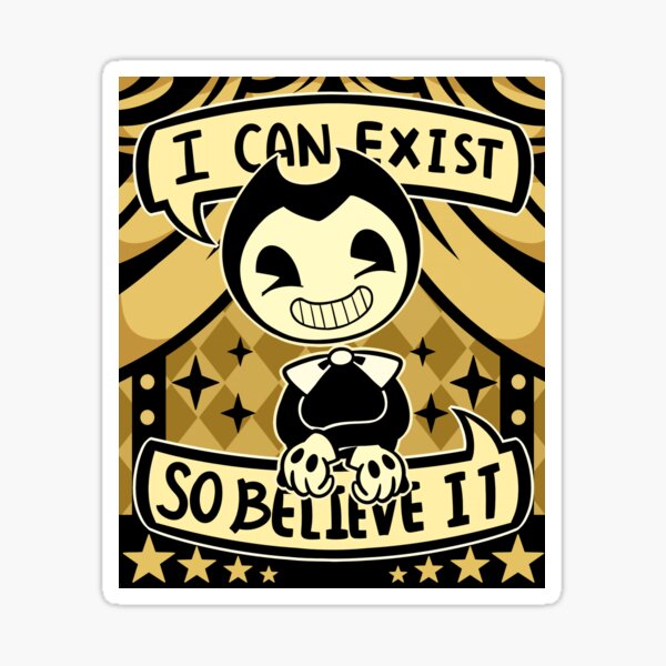 "bendy and the ink machine" Sticker for Sale by lovemyronaa | Redbubble