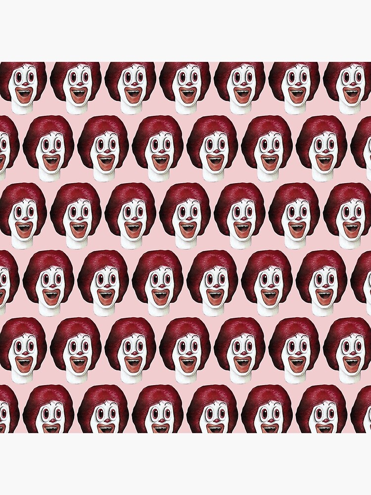 "Terrifier Ronald Mcdonald | Bad Hero Psychedelic Mirror Popart ...