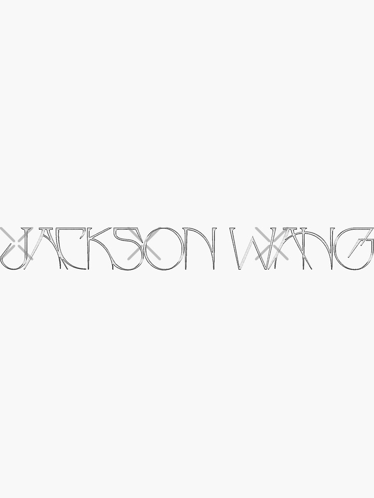 "Magic Man - Jackson Wang" Sticker for Sale by Aysha-draws | Redbubble