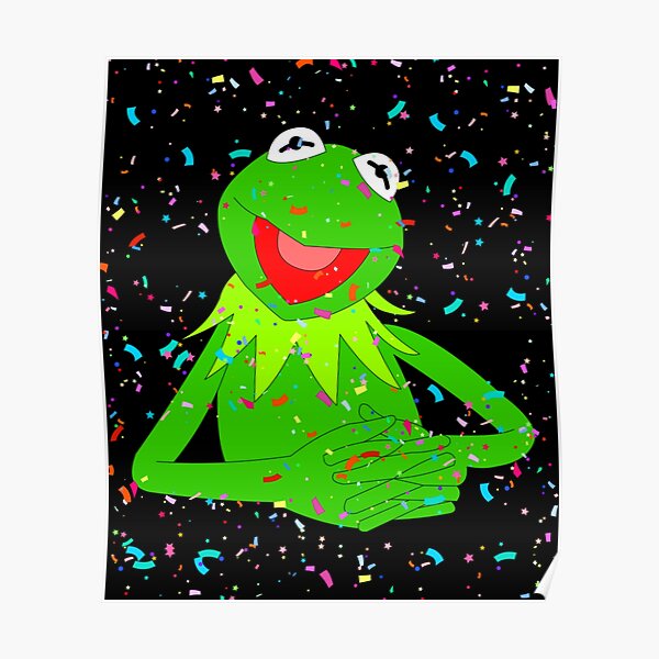 "Kermit the frog Kermit the frog " Poster for Sale by ADLERART2023 ...