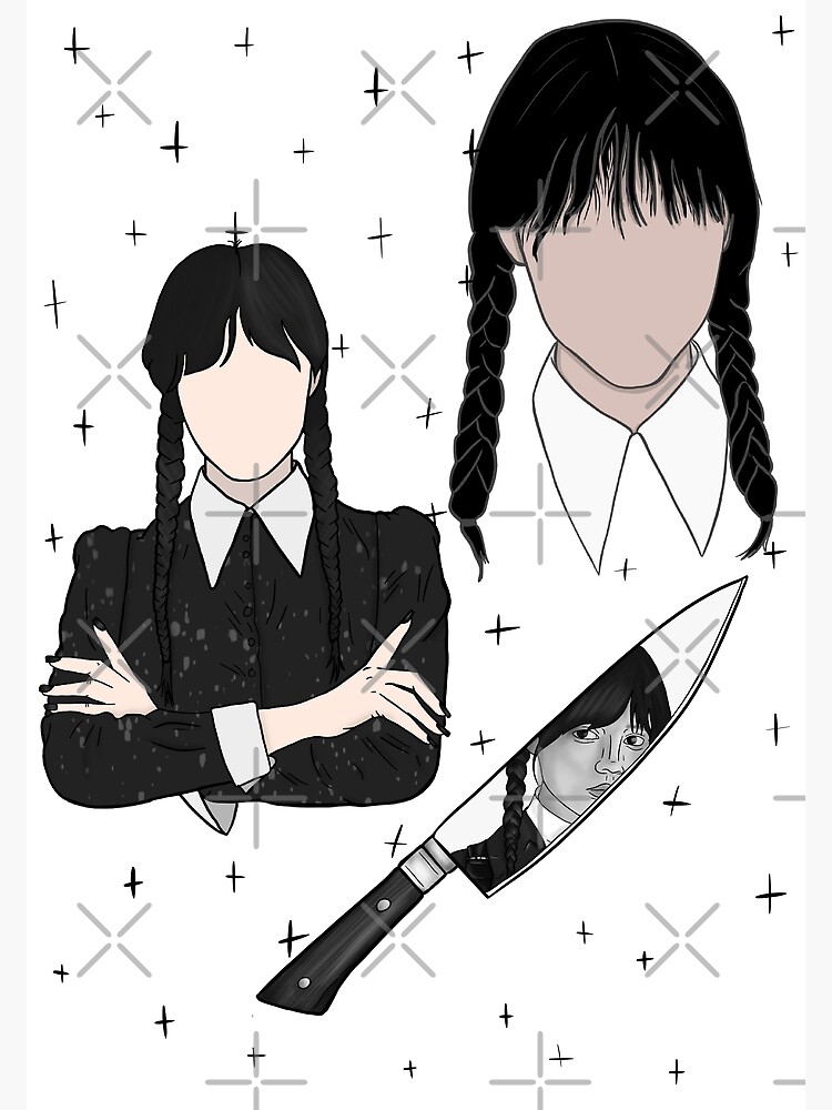 "wednesday addams pack" Poster for Sale by atlasbackache | Redbubble