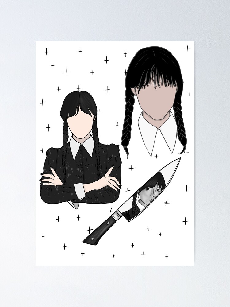 "wednesday addams pack" Poster for Sale by atlasbackache | Redbubble