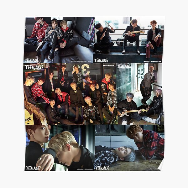 Seventeen Kpop Posters | Redbubble