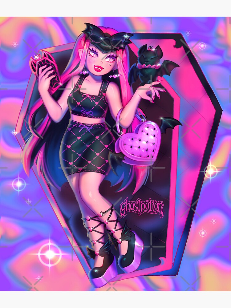 "Draculaura gen 3" Photographic Print for Sale by ElianaAriel | Redbubble