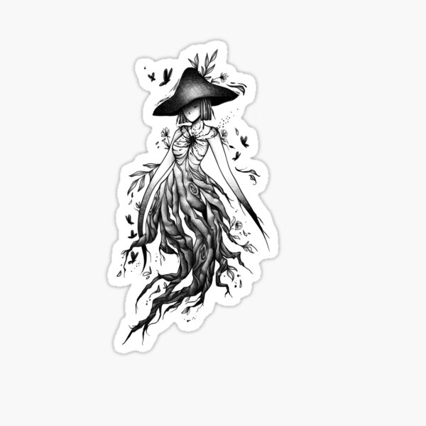 "Spore Dryad" Sticker for Sale by kaisaeila | Redbubble