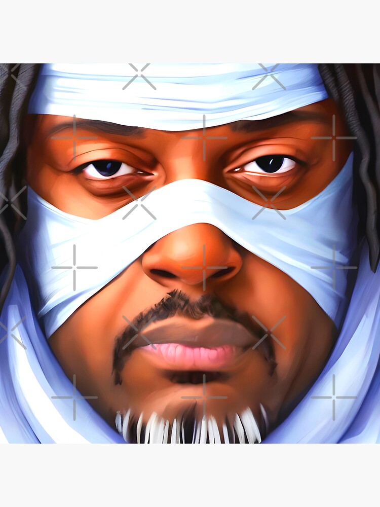 "Shamon Dae Ninja Cosplay Illustration " Sticker for Sale by MusicMotivation | Redbubble