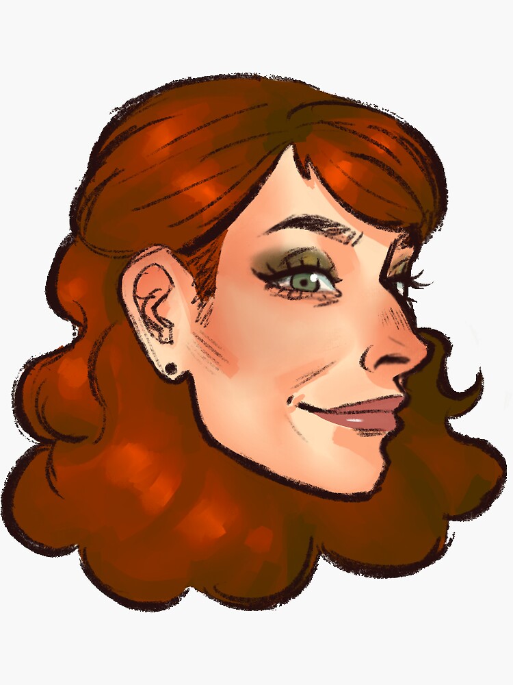 "Rowena is Radiant" Sticker for Sale by uhleesuhh | Redbubble