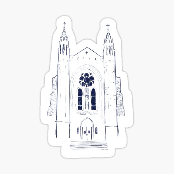 "Cathedral of Christ the King in Atlanta, Georgia" Sticker for Sale by ...