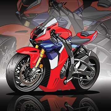 "Honda Fireblade with special background" Posterundefined by ...