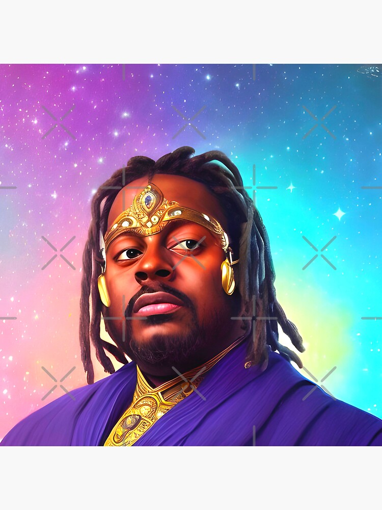 "Shamon Dae Cosplay Illustration " Sticker for Sale by MusicMotivation | Redbubble