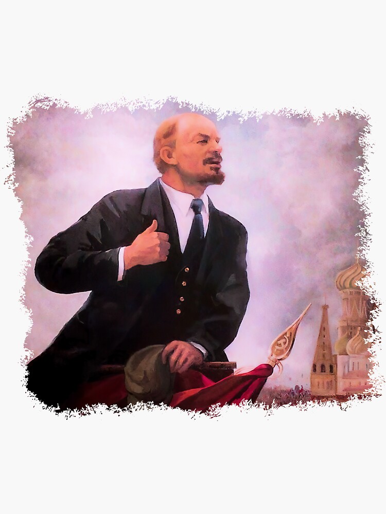 "Lenin" Sticker for Sale by historeetees1 | Redbubble