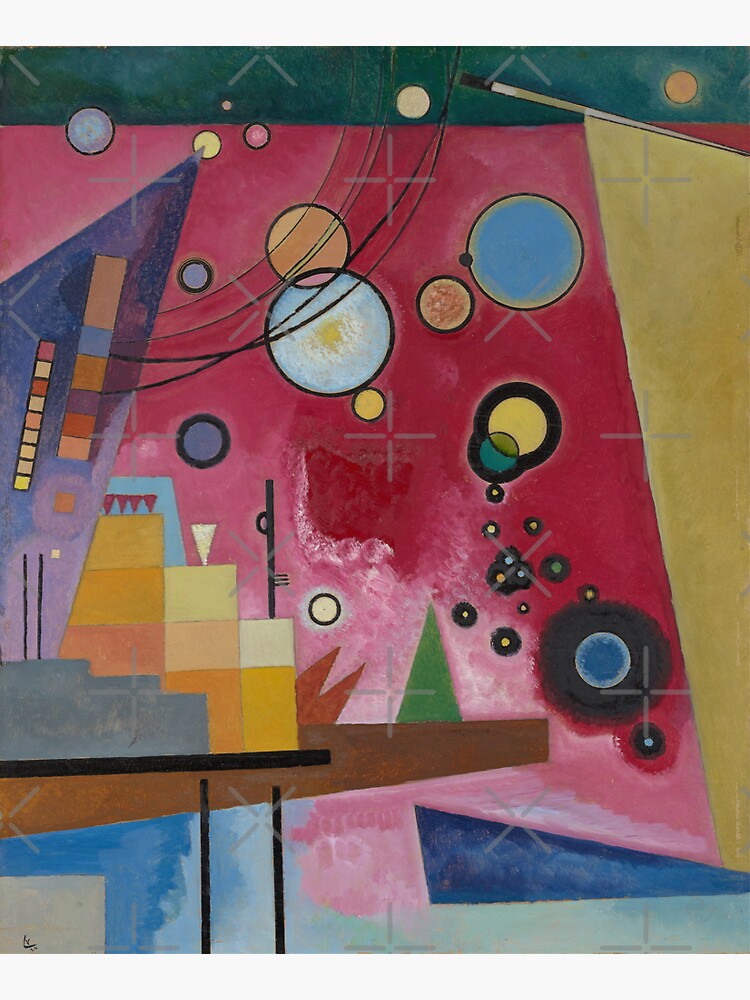 "Wassily Kandinsky Heavy red (1924) | Wassily Kandinsky abstract art ...