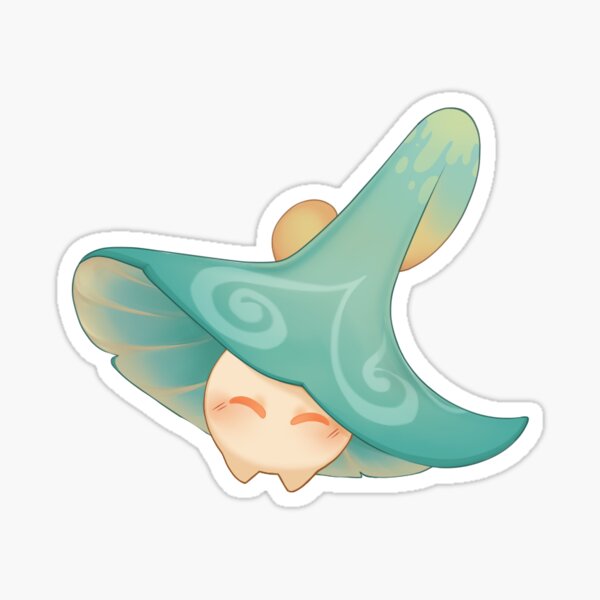 "Floating Anemo Fungus / Twirly Whirly" Sticker for Sale by Kazooodles ...