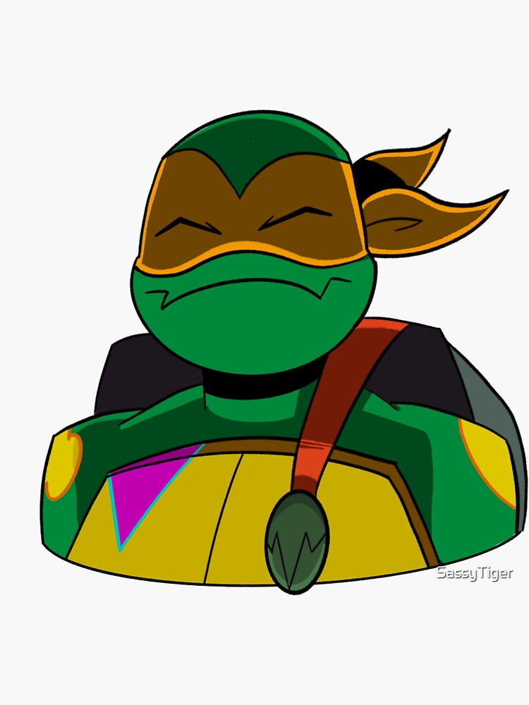"ROTTMNT Mikey/ Dr. Delicate Touch" Sticker for Sale by SassyTiger ...