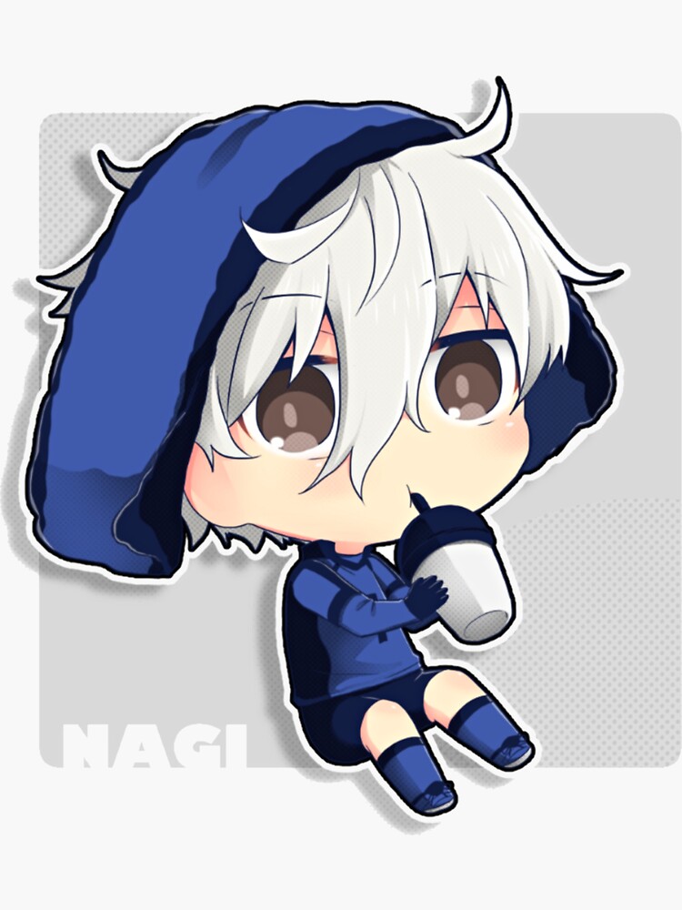 "Chibi nagi seishiro" Sticker for Sale by ZORO-DESIGN | Redbubble