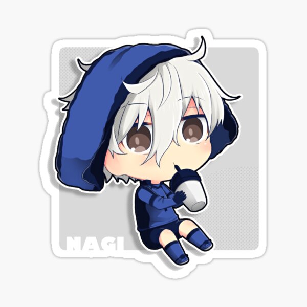 "Chibi nagi seishiro" Sticker for Sale by ZORO-DESIGN | Redbubble