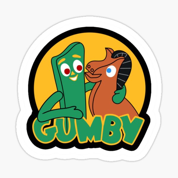 "Gumby And Pokey - Art of Cartoon" Sticker for Sale by PrimeT-shit ...