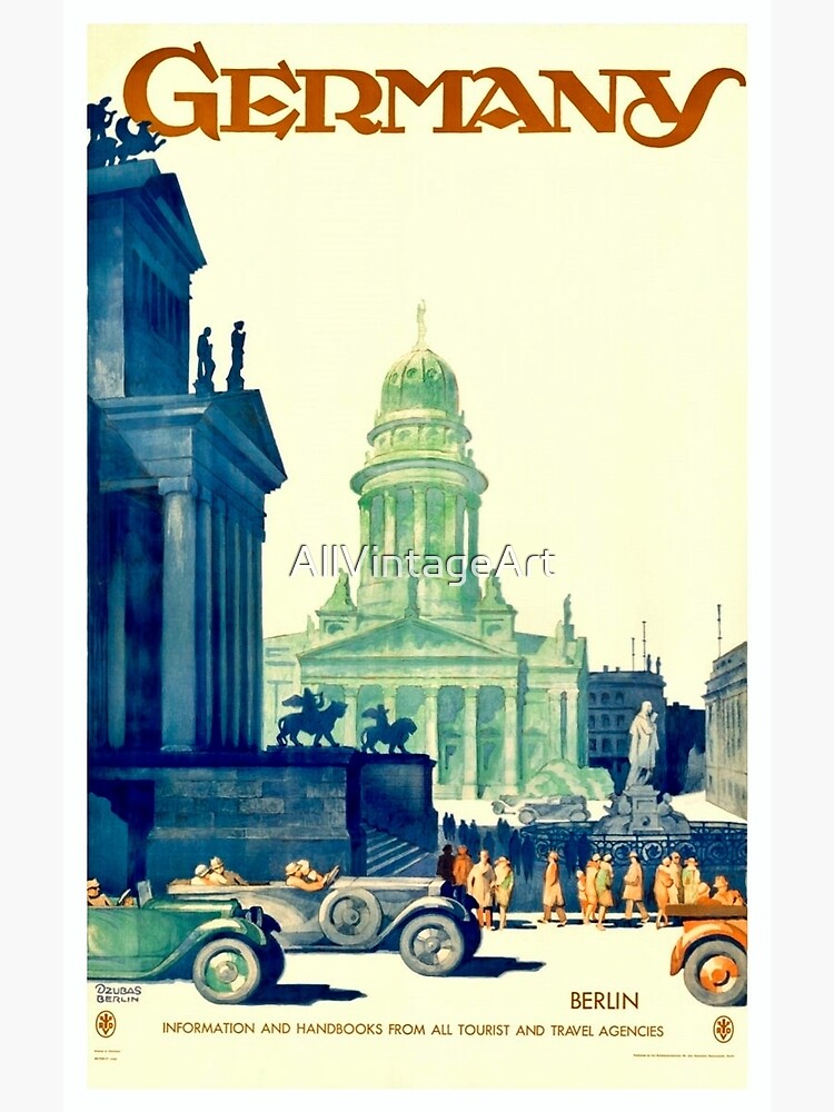 "Vintage Germany Travel Poster" Poster for Sale by AllVintageArt ...