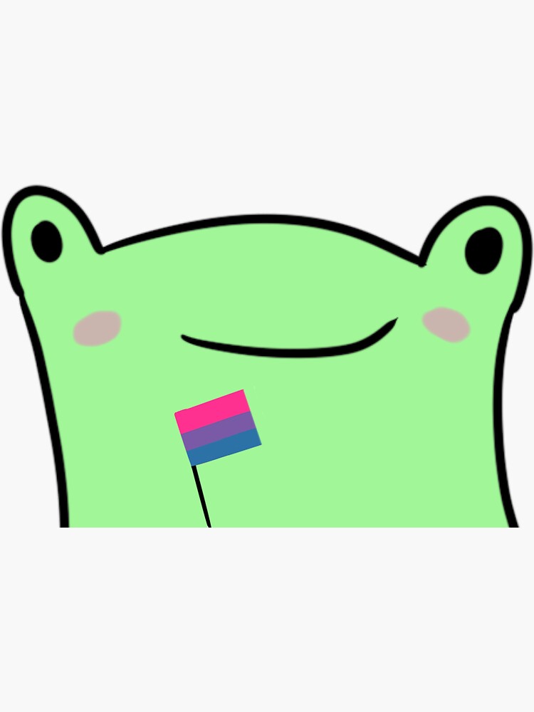 "Bi-Pride Frog Sticker" Sticker for Sale by ArlenWorks | Redbubble