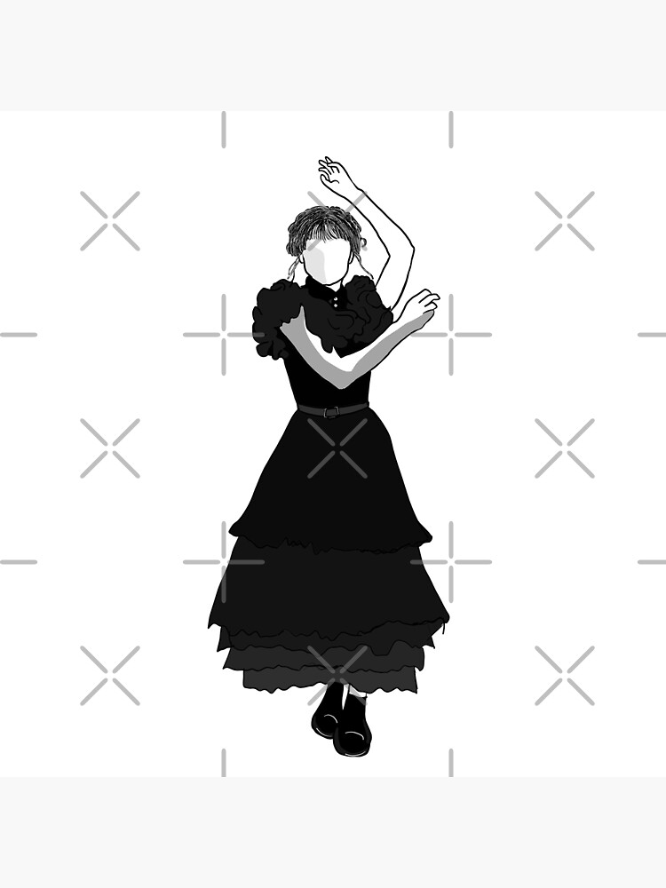 "Wednesday Addams dance " Poster for Sale by Robin-m-willems | Redbubble