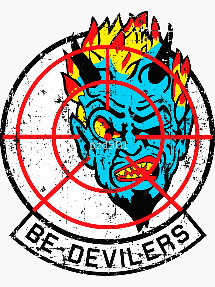 "USN VF-74 Strike Fighter Squadron - Be-Devilers - Grunge Style ...