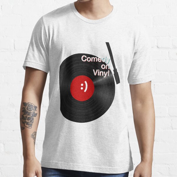 "Comedy on Vinyl" T-shirt for Sale by stolendress | Redbubble | comedy ...