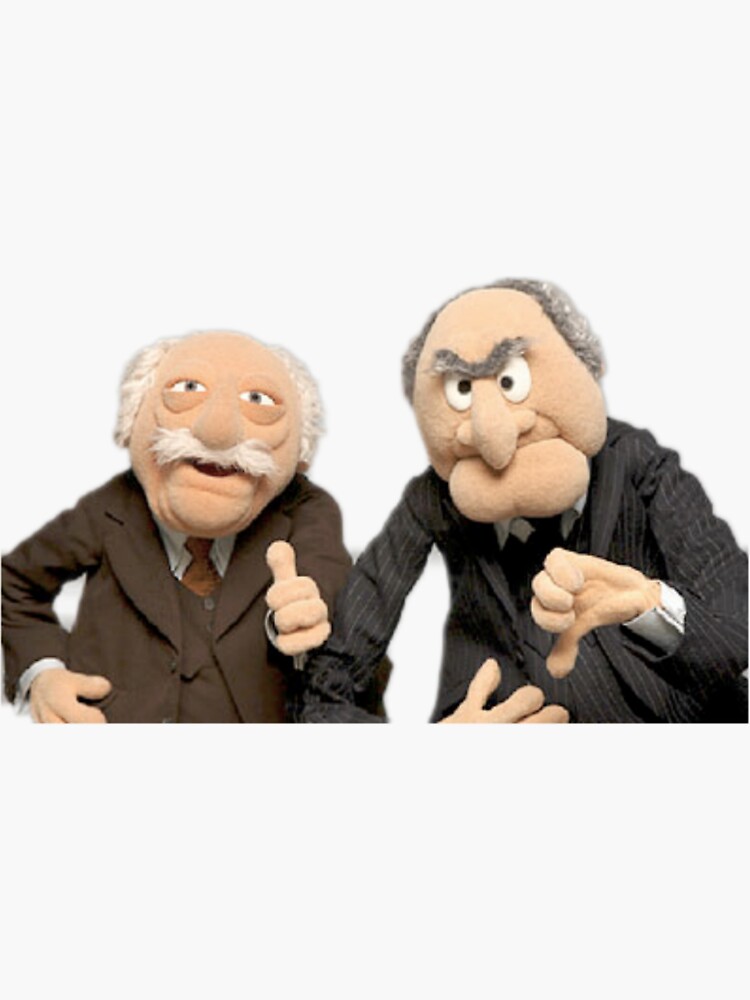 "Statler and Waldorf vintage" Sticker for Sale by ADLERART2023 | Redbubble