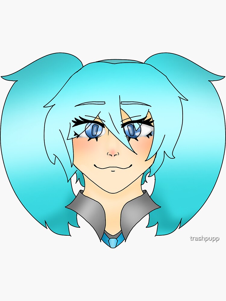 "Hatsune Miku CV01" Sticker for Sale by trashpupp | Redbubble