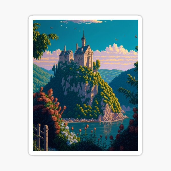"Castle Marks" Sticker for Sale by Radstream | Redbubble