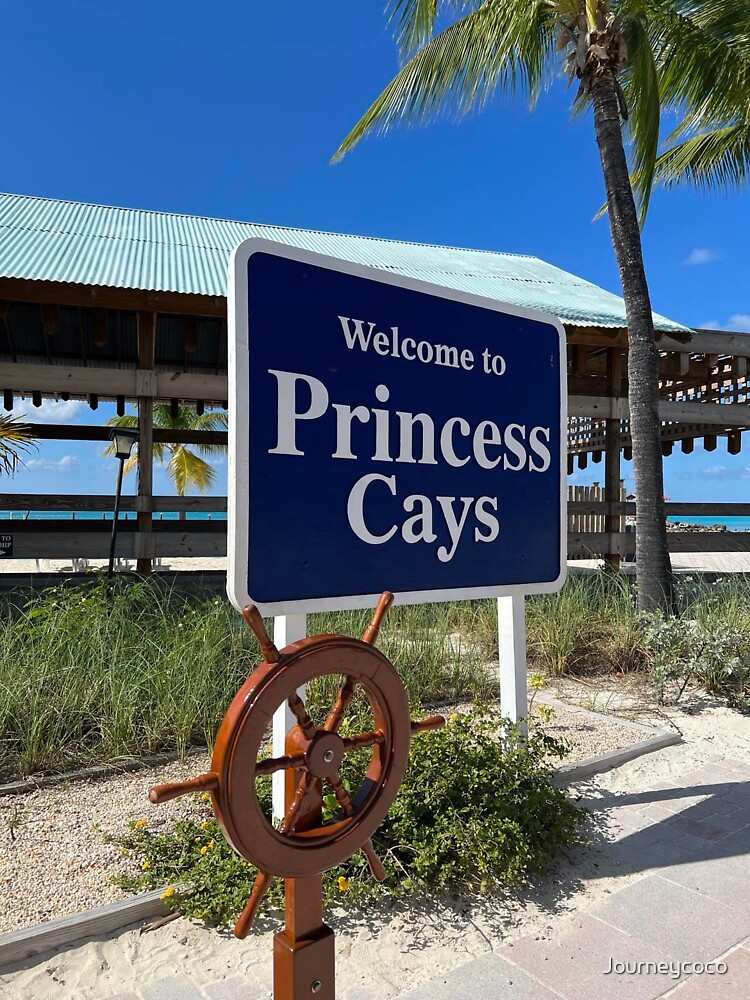 "Princess Cays Bahamas island aesthetic" Sticker for Sale by ...